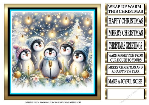 WRAP UP WARM THIS CHRISTMAS - CUP1348105_123820 | Craftsuprint