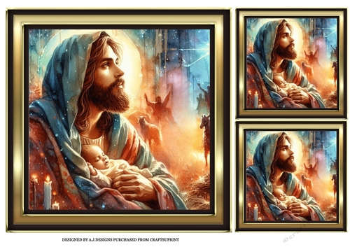 NATIVITY SCENE 1 - CUP1350185_123820 | Craftsuprint