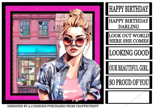 TEEN BIRTHDAY FEMALE 2 - CUP1365629_123820 | Craftsuprint