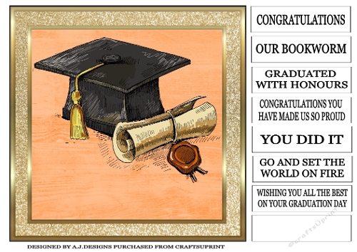 GRADUATION MORTAR BOARD - CUP1371635_123820 | Craftsuprint