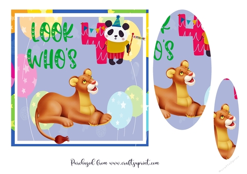 LOOK WHOS 4 - CUP1091705_102057 | Craftsuprint