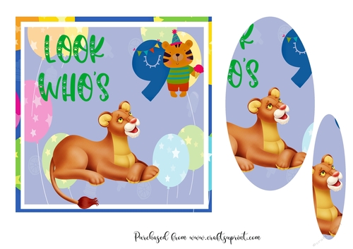 LOOK WHOS 9 - CUP1091710_102057 | Craftsuprint