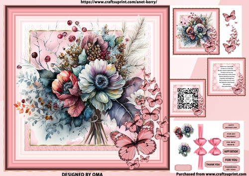 POTRAIT OF A FLOWER - CUP1200610_102057 | Craftsuprint