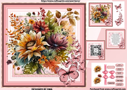 POTRAIT OF A FLOWER 3 - CUP1200613_102057 | Craftsuprint