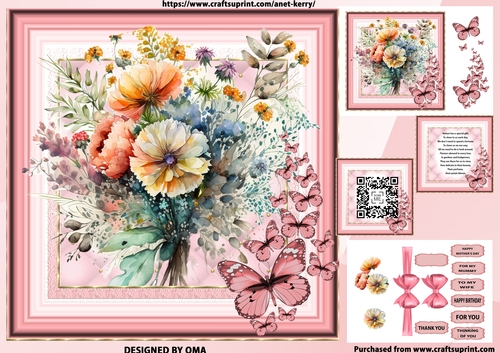 POTRAIT OF A FLOWER 6 - CUP1200616_102057 | Craftsuprint