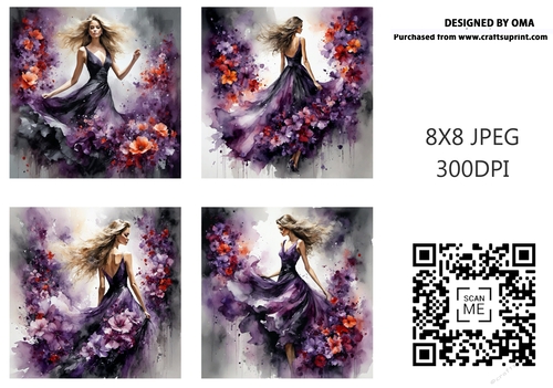 Mysterious Purple - CUP1313194_102057 | Craftsuprint