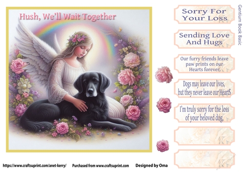 Angel and Dog 3 - CUP1326878_102057 | Craftsuprint