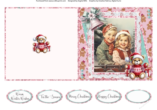 Home for Christmas 12: Christmas Morning 5 x 5 Quick Cut & Fold Card ...