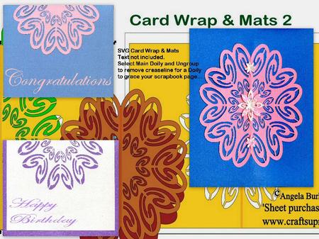 Card Wrap & Mats 2 - CUP701439_379 | Craftsuprint