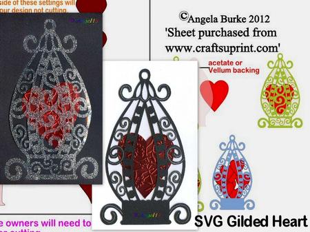 Gilded Heart - CUP703111_379 | Craftsuprint