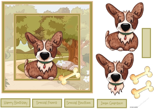 Delta the dog - CUP1018547_8 | Craftsuprint