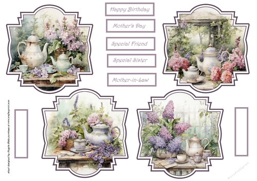 Afternoon tea toppers - CUP1232727_8 | Craftsuprint