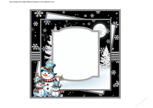 Snowman family insert - CUP1246324_8 | Craftsuprint