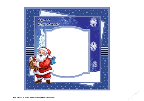 Happy Santa insert - CUP1247606_8 | Craftsuprint
