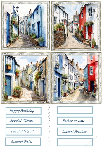 Cornish street toppers - CUP1271397_8 | Craftsuprint