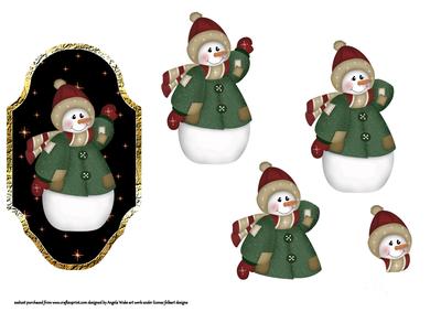 What a Jolly Little Snowman - CUP134286_8 | Craftsuprint