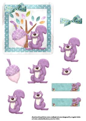 Nuts Over You Topper - CUP153275_8 | Craftsuprint