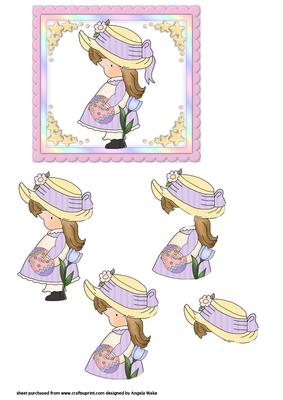 Sarah Easter Girl - CUP184303_8 | Craftsuprint