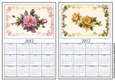 Rose Calendars - CUP243748_8 | Craftsuprint