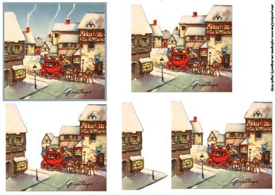 Christmas Coach and Horses - CUP248537_8 | Craftsuprint