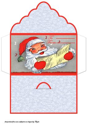 Santa Money Wallet - CUP279958_8 | Craftsuprint