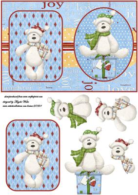 Polar Bears Christmas - CUP340169_8 | Craftsuprint
