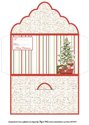 Christmas Tree Money Wallet - CUP374253_8 | Craftsuprint