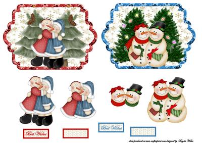 Snow Friends Toppers - CUP376174_8 | Craftsuprint