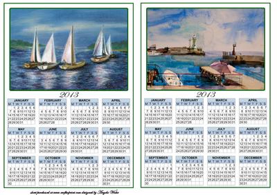 Nautical Scene A5 Calendars - CUP379507_8 | Craftsuprint