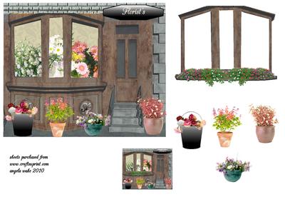 Old Victorian Florist Shop - CUP41460_8 | Craftsuprint