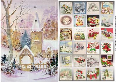 Church in the Snow Advent Calendar - CUP560602_8 | Craftsuprint