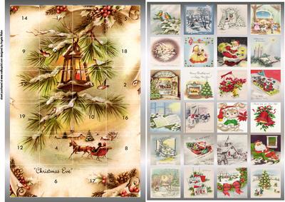 Lantern Lamp Advent Calendar Card - CUP562716_8 | Craftsuprint