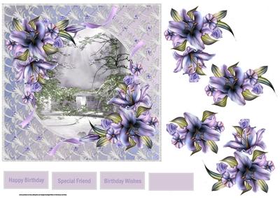 Garden Haven Card with Decoupage - CUP579151_8 | Craftsuprint