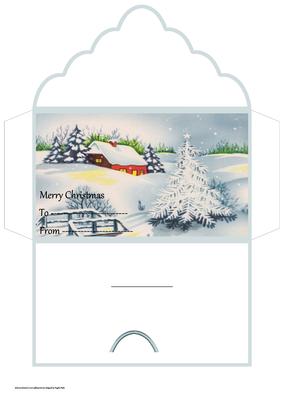 Vintage Christmas Money Wallet - CUP648007_8 | Craftsuprint