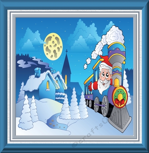 Santas express train - CUP919613_8 | Craftsuprint