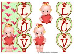 Puppy Love 7x7 Card with Decoupage - CUP660652_8 | Craftsuprint