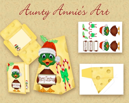 Triangle Treat Box - Christmas - Quackers and Cheese (duck ...