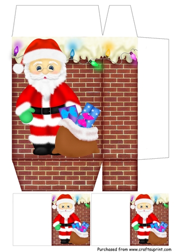 Gift Bag - Christmas - Chimney with Santa Large. - CUP740100_72611 ...