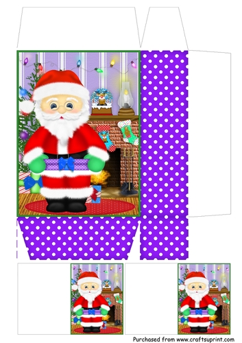 Gift Bag - Christmas - Santa Fireplace Large - CUP740787_72611 ...