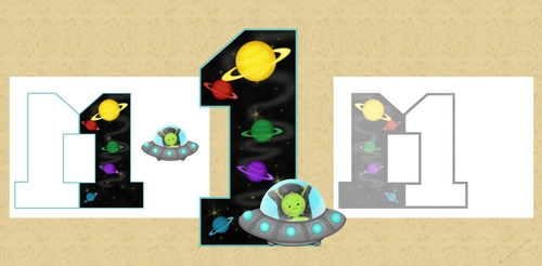 Spaceship Card - 1 - Blue - CUP895269_72611 | Craftsuprint