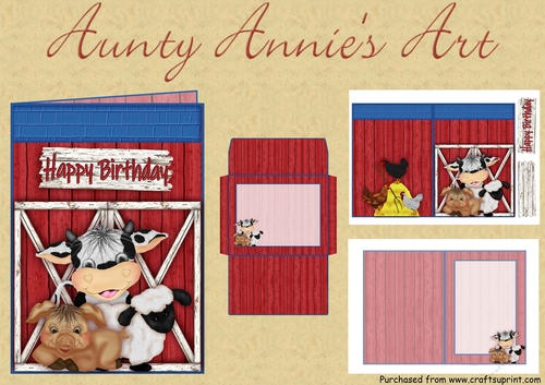 5x7 Quick Card - Barn - CUP912569_72611 | Craftsuprint