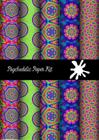Psychedelic Paper Kit - CUP114815_544 | Craftsuprint