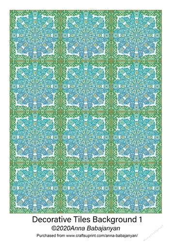 Decorative Tiles Background 1 - CUP1072822_96 | Craftsuprint