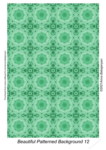 Beautiful Patterned Background 12 - CUP1124313_96 | Craftsuprint