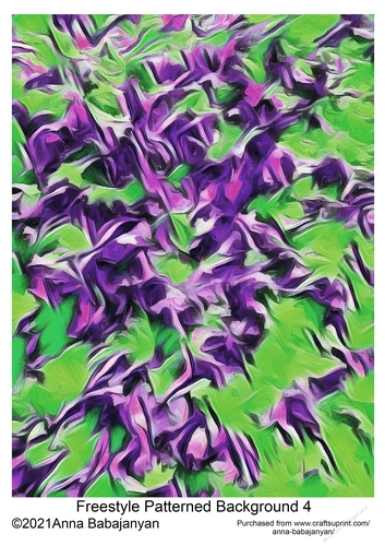 Freestyle Patterned Background 4 - CUP1132626_96 | Craftsuprint