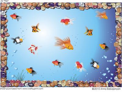 A4 Fish - CUP48143_96 | Craftsuprint