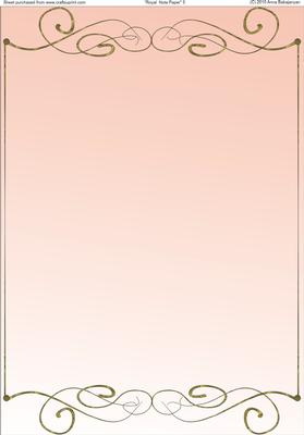 Royal Note Paper 5 - CUP59929_96 | Craftsuprint