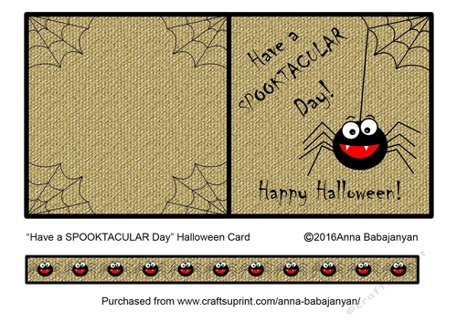 Have a SPOOKTACULAR Day Halloween Card - CUP739065_96 | Craftsuprint
