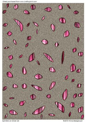 Splinters on Silver (4) - CUP85113_96 | Craftsuprint