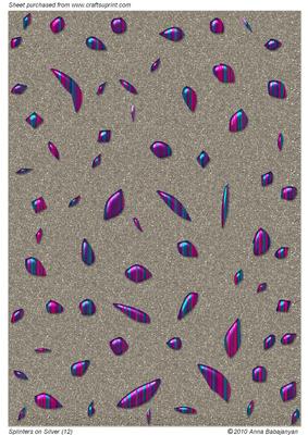 Splinters on Silver (12) - CUP85146_96 | Craftsuprint